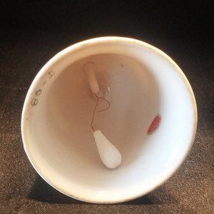Accents | Vintage Porcelain Floral Bell With Loop Handle | Poshmark